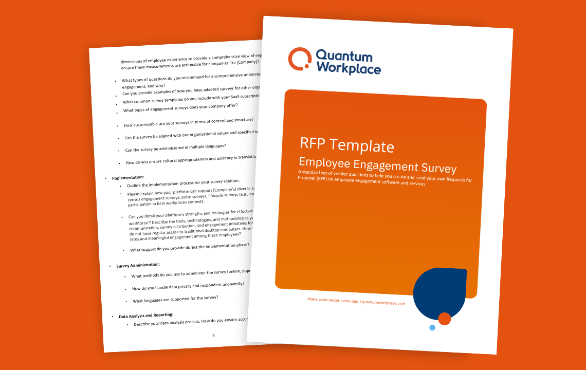 Employee Engagement Survey RFP Template