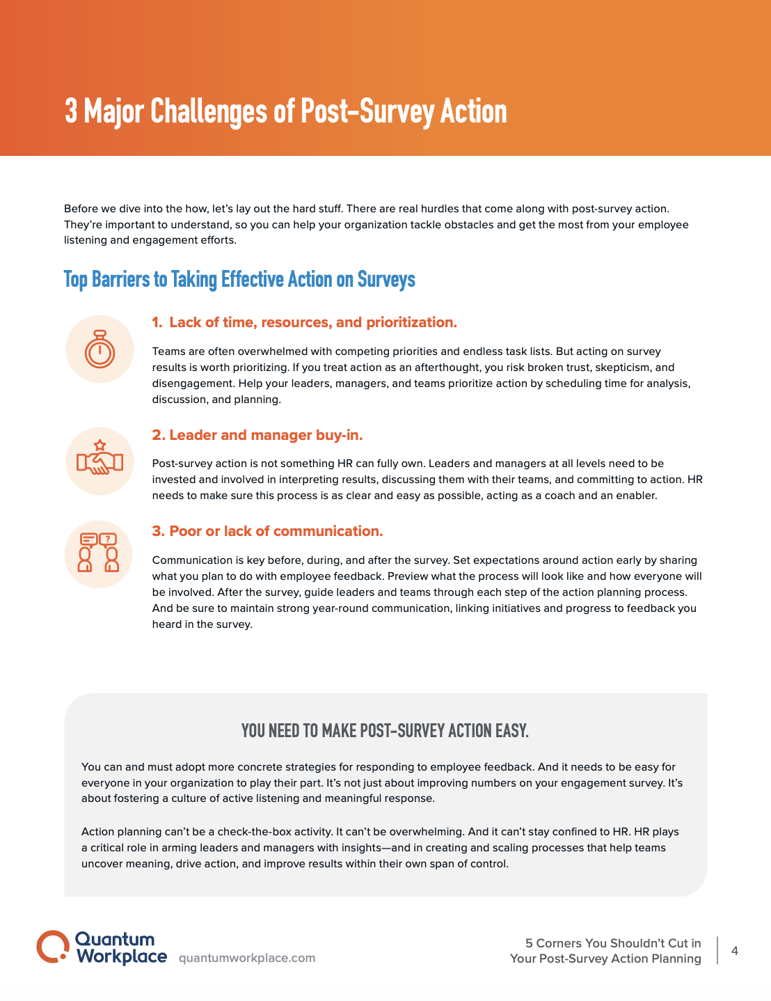 5 Corners You Shouldn't Cut in Your Post-Survey Action Planning